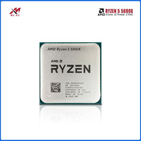 Amd Ryzen 5 5600x 3 7ghz 8 Core 16 Thread 65w Socket Am4 Cpu Processor