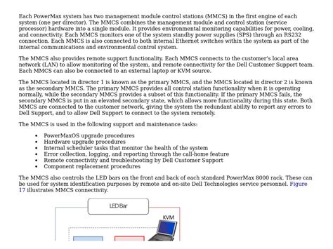 Supportability Through The Management Module Control Station Dell Powermax Reliability