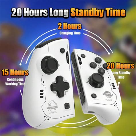 Iine Iine Witte Joypad Wake Up Controller Joypad Compatibel Met Switch Lite Oled Automatische