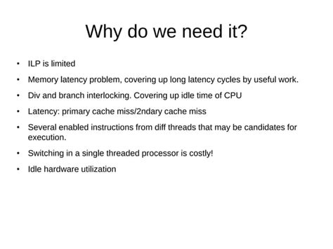 Multithreaded Processors Ppt Pdf