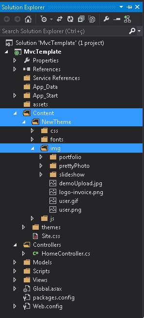 C Como Fazer Meu Projeto Aspnet Mvc Enxergar Pastas Com Imagens