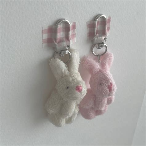 당일출고11할인ෆ 토깽이 인형 키링ᕱ⑅ᕱ 토끼인형 에어팟 가방 키링 핸드폰 줄키링 에이블리