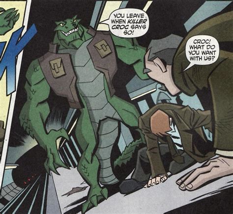 The Batman Strikes Killer Croc By Giuseppedirosso On Deviantart