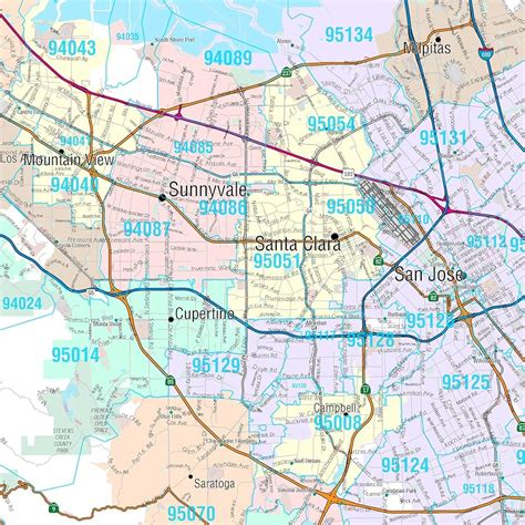 Santa Clara Area Map