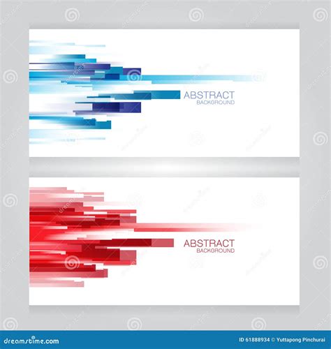Vector Set Of Three Banners Abstract Headers Stock Vector Illustration Of Ornament Abstract
