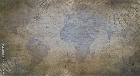 Old Map Background Stock Illustration Adobe Stock