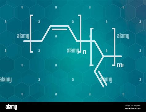 Polybutadiene Butadiene Rubber Polymer Chemical Structure Used In Manufacture Of Tires Golf