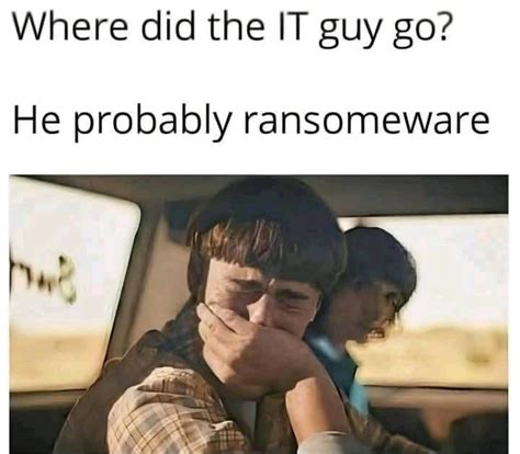 Cybersecurity Ithumor Ransomware Datasecurity Techlife Chella Calix