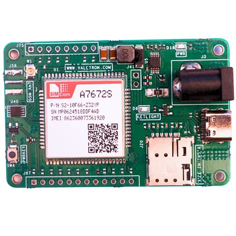A7672s 4g Lte2g Module Development Board Without Gnss Valetron Systems