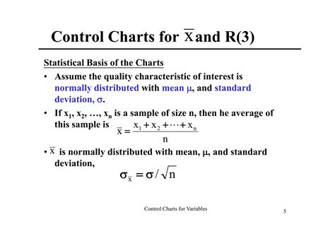 IE 002 Control Chart For Variables PPT
