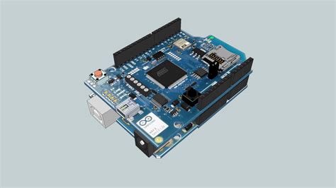 Arduino Uno Rev 3 Wifi Shield 3d Warehouse