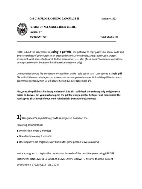 Assignment 1 Pdf Inheritance Object Oriented Programming Method