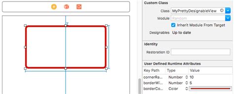 ios ibinspectable not updating in storyboard but works on simulator