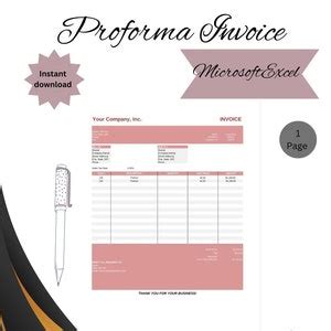 Invoice Editable Template Printable Invoice Payable Invoice Professional Invoice Receipt