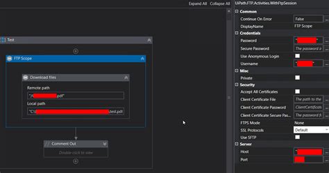 Ftp File Download Error Activities Uipath Community Forum