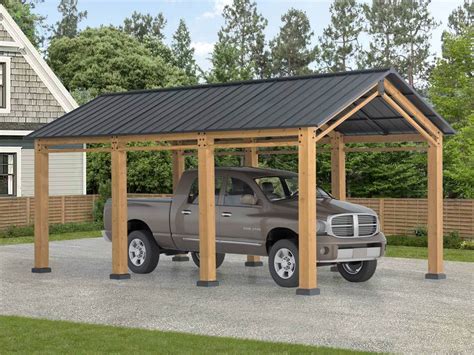 Best Carports For Your Home Metal And Wood Options On Sale Sunjoy