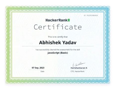 abhishek yadav on linkedin connections hackerrank certification