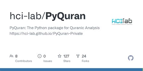 GitHub Hci Lab PyQuran PyQuran The Python Package For Quranic