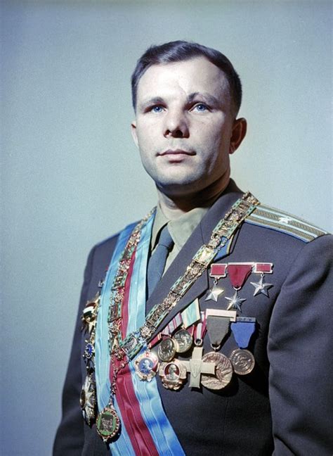 Formal Portrait Of Yuri Gagarin 1934 1968 A Russian Cosmonaut The