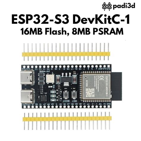 Esp32 S3 Devkitc 1 Development Board 16mb Flash 8m Psram Esp32 S3