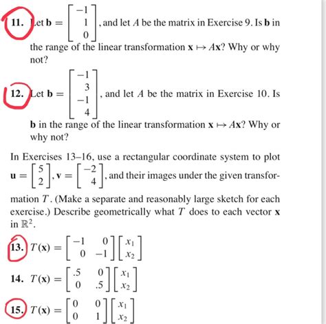 Let B And Let A Be The Matrix In Exercise Chegg Com