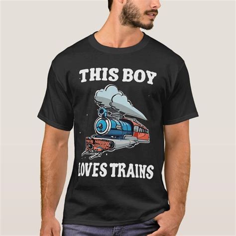 This Boy Loves Trains T Shirt Zazzle Training Tshirt Fashion