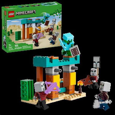 Adventure Awaits With Lego Minecraft The Illager Desert Patrol 21267