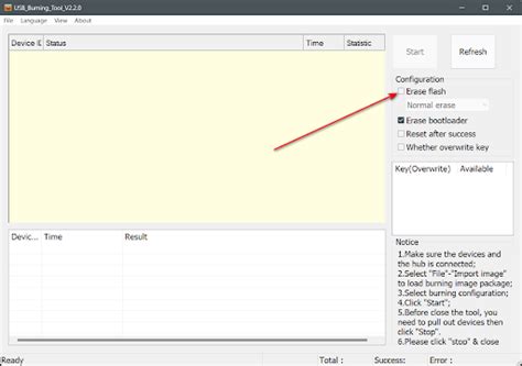 Hướng Dẫn Nạp Firmware Cập Nhật Rom Up Android Tv Bằng Amlogic USB Burning Tool