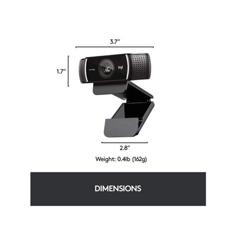 Logitech Pro HD Stream Webcam C922