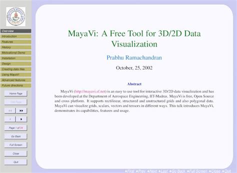 pdf introduction visualization docs mayavi talk pdfoverview