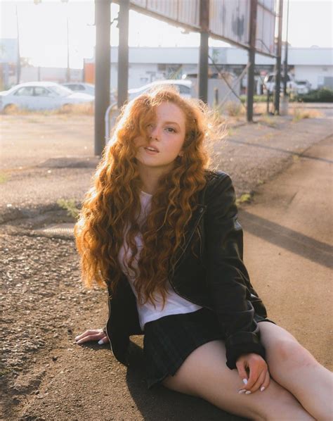 Francesca Capaldi Beautiful Redhead Red Hair Woman Redheads