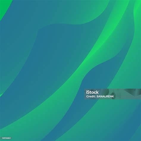 녹색 톤의 추상적인 배경 곡선 녹색 모양 벡터 일러스트레이션 0명에 대한 스톡 벡터 아트 및 기타 이미지 0명 개념 곡선