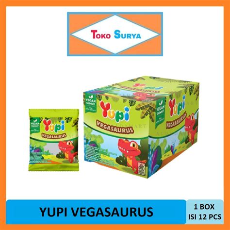 Jual Yupi Gummy Candies Vegasaurus 12 Pcs X 12 Gr Shopee Indonesia
