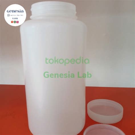 Jual Botol Sampel Plastik 1000 Ml 2000 Ml Wide Mouth Bottle Hdpe Siware Kota Tangerang