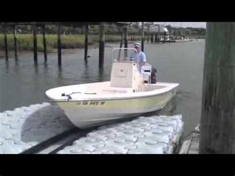 Dock Blocks Drive On Boatlift For 22 Pathfinder Center Console Boat
