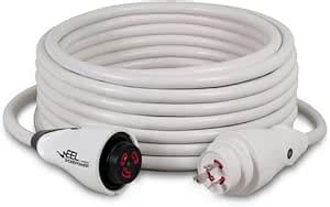 Amrm Cs30 50w Marinco Eel 50 Cordset 30amp 125v White