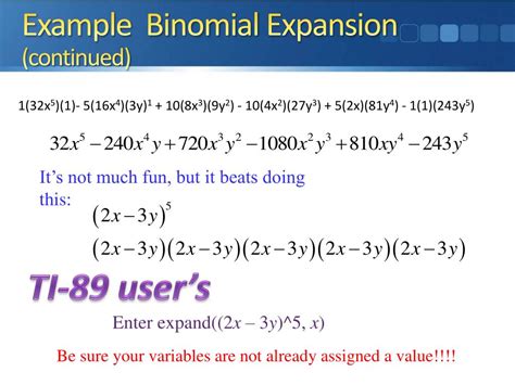 Ppt The Binomial Theorem Powerpoint Presentation Free Download Id