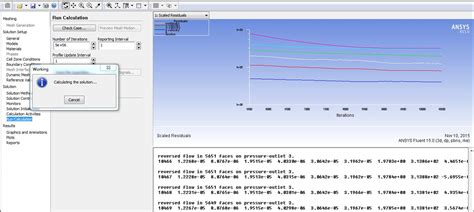 Mechanical Engineering Why Is There Reverse Flow In Fluent Engineering Stack Exchange