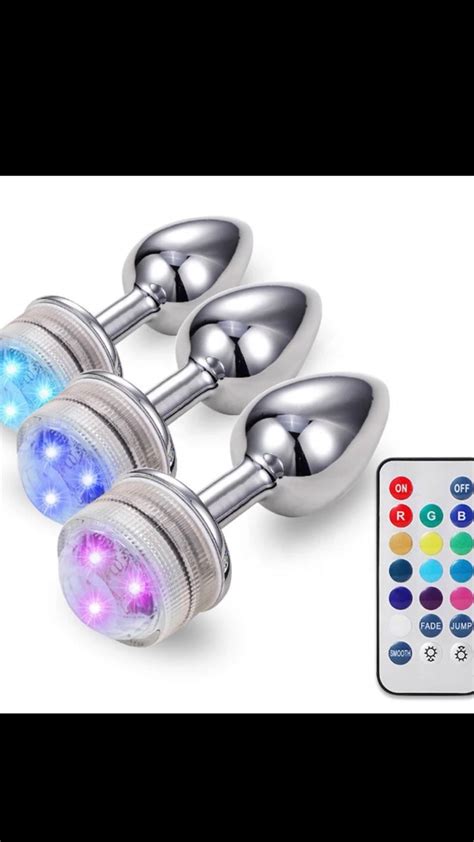 LED Remote Butt Plug Etsy