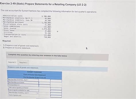 Solved Exercise Static Prepare Statements For A Chegg