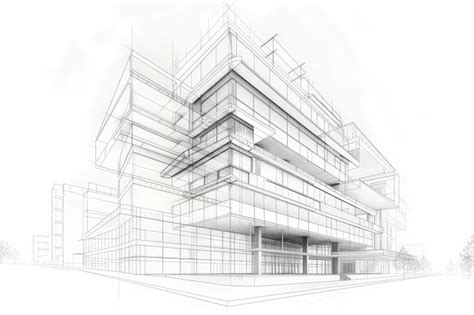 Premium Photo Modern Architecture Building Construction Perspective