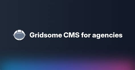 gridsome cms for agencies spinal