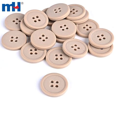Botones De Resina Redondos De 4 Agujeros Para Camisas De Mh Export Para Coser Uniformes Beige