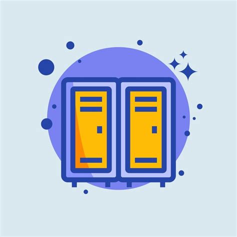 Premium Vector Locker Flat Illustration Private Signs Vector Illustration