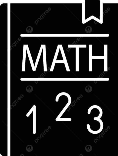 Math Textbook Glyph Icon Science Paper Knowledge Vector Science Paper