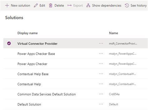 使用虛擬連接器建立虛擬表格 Microsoft Dataverse Power Apps Microsoft Learn