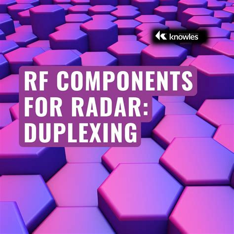 Rf Components For Radar Duplexing