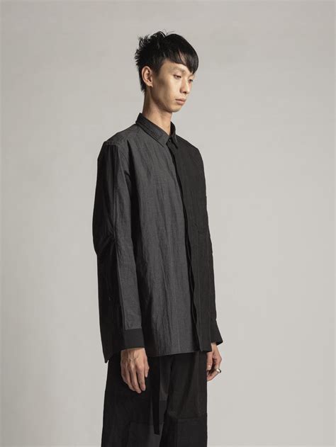 Duellum（デュエラム）philosophy Patchwork Shirt（コンビネーションパッチワークシャツ）