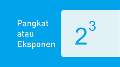 38 Tabel Bilangan Pangkat Mudah Diselesaikan
