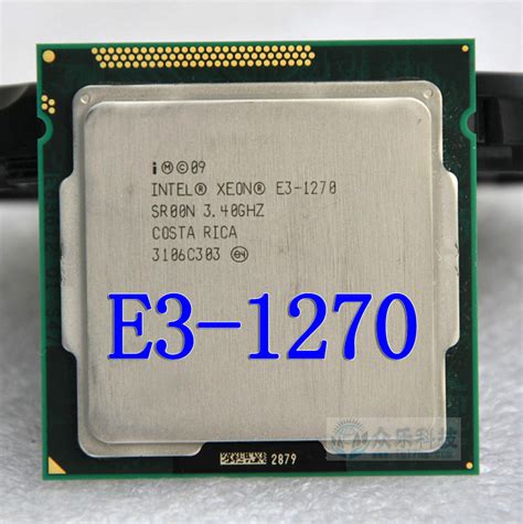 Intel Xeon E3 1270 34ghz Lga1155 8mb Quad Core Cpu Processor E3 1270